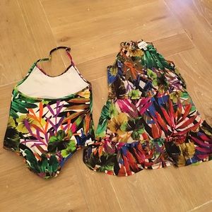 Milly | Swim | Little Girls Milly Swim Suit And Coverup Dress | Poshmark